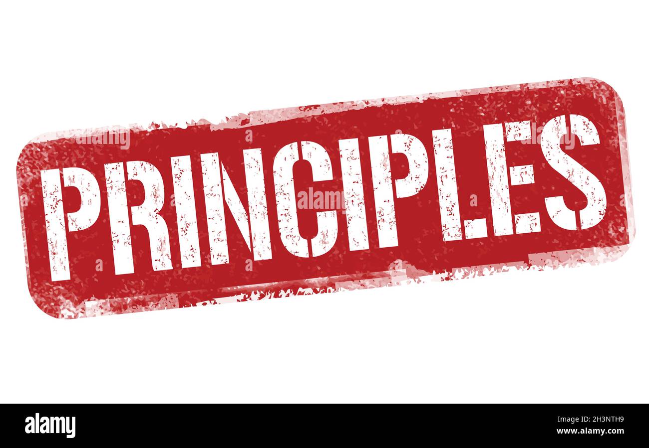 Principle stamp Stock Vector Images - Alamy