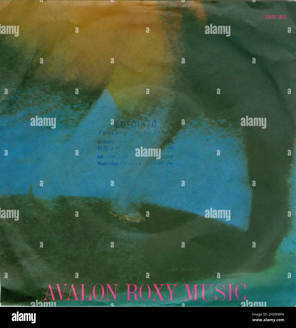 Vintage Vinyl Recording - Roxy Music - Avalon - D - 1982 Stock Photo - Alamy