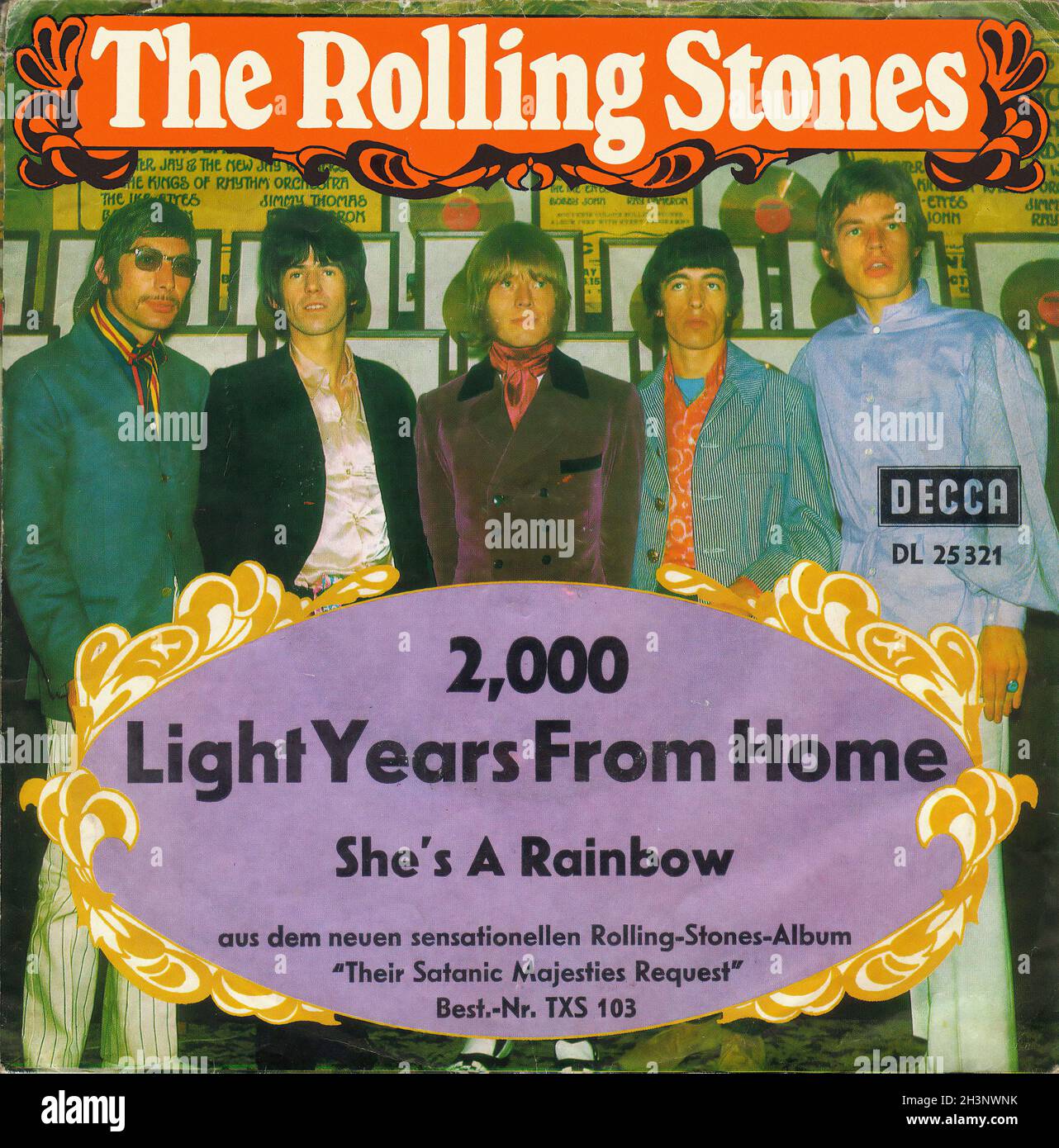 Vintage Vinyl Recording - Rolling Stones,The - 2000 Light Years From ...