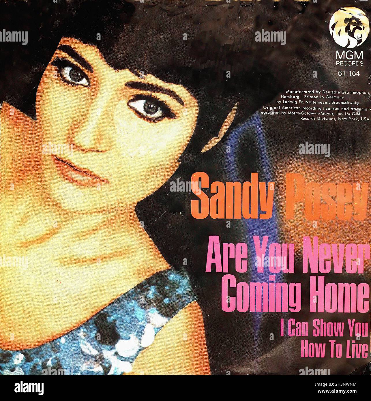 Vintage Vinyl Recording - Posey, Sandy - Are You Never Coming Home - D ...