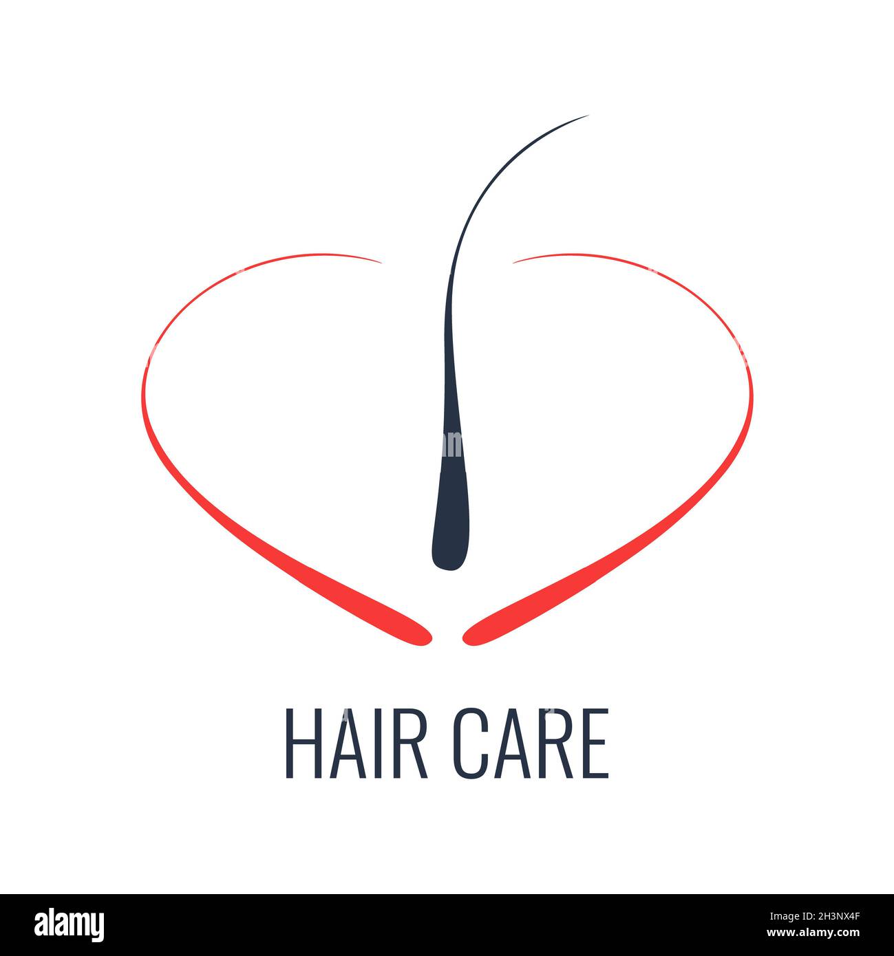 Hair follicle, conceptual illustration Stock Photo - Alamy