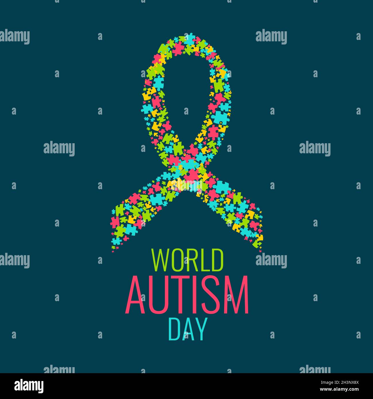 Autism, conceptual illustration Stock Photo - Alamy