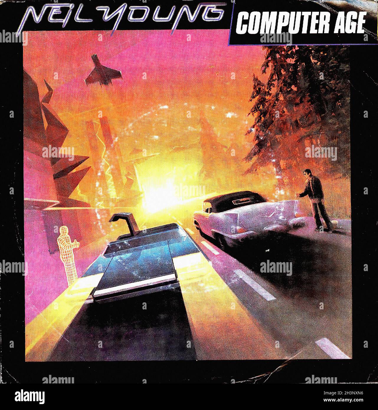 Vintage Vinyl Recording - Young, Neil - Computer Age - NL - 1982 Stock ...