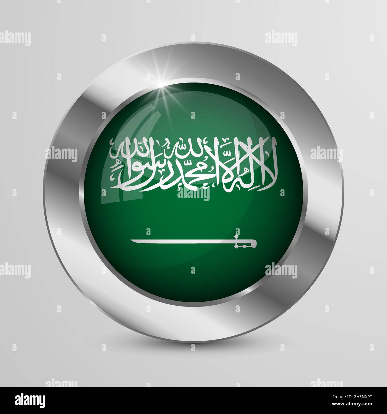 Saudi arabia national emblem Stock Vector Images - Alamy