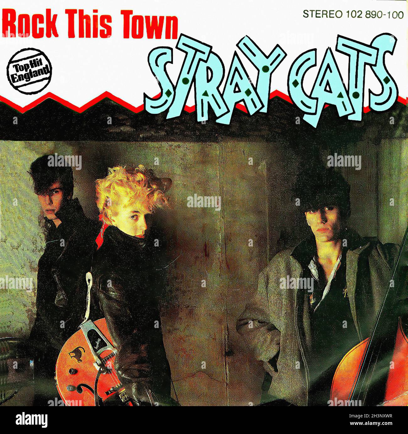 Vintage Vinyl Recording - Stray Cats - Rock This Town - D - 1981 01 ...
