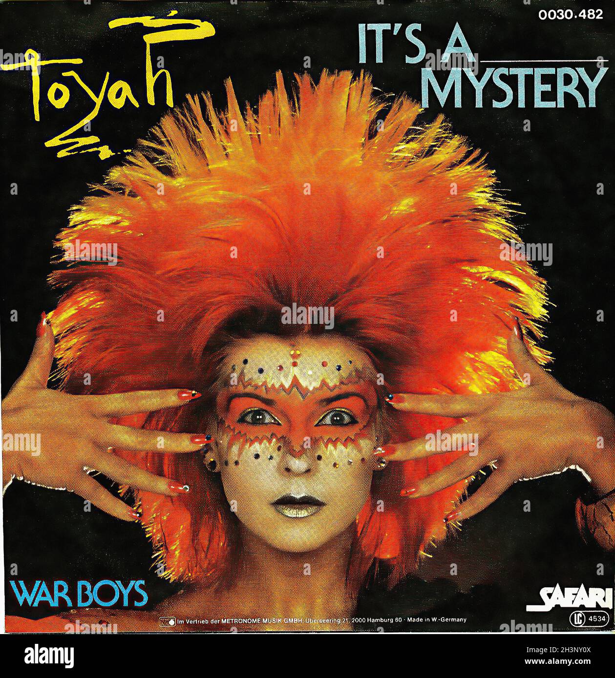 Vintage Vinyl Recording - Toyah - It's A Mystery - D - 1982 02 Stock ...