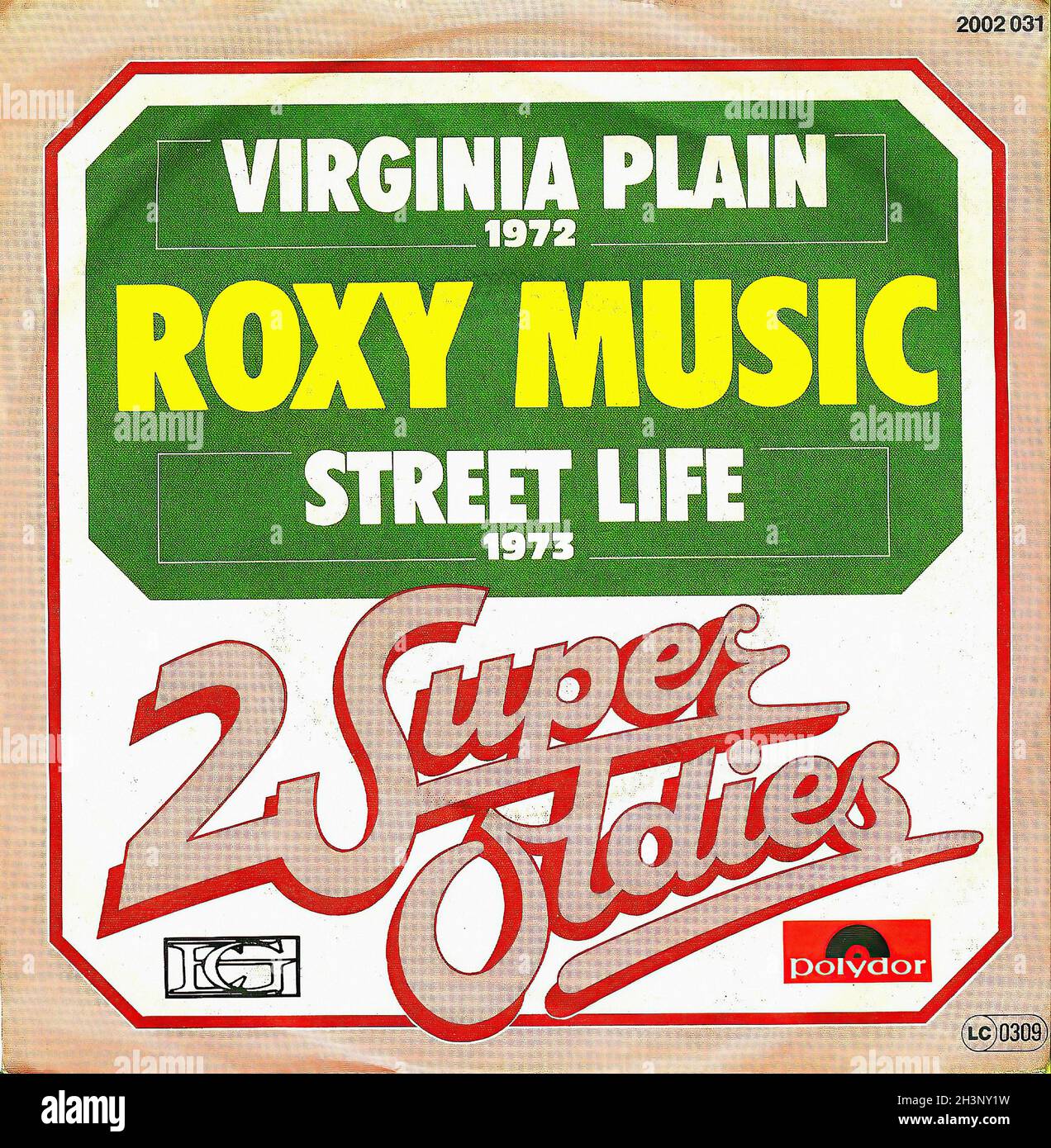 Vintage Vinyl Recording - Roxy Music - Virginia Plain - D - 1972 ...