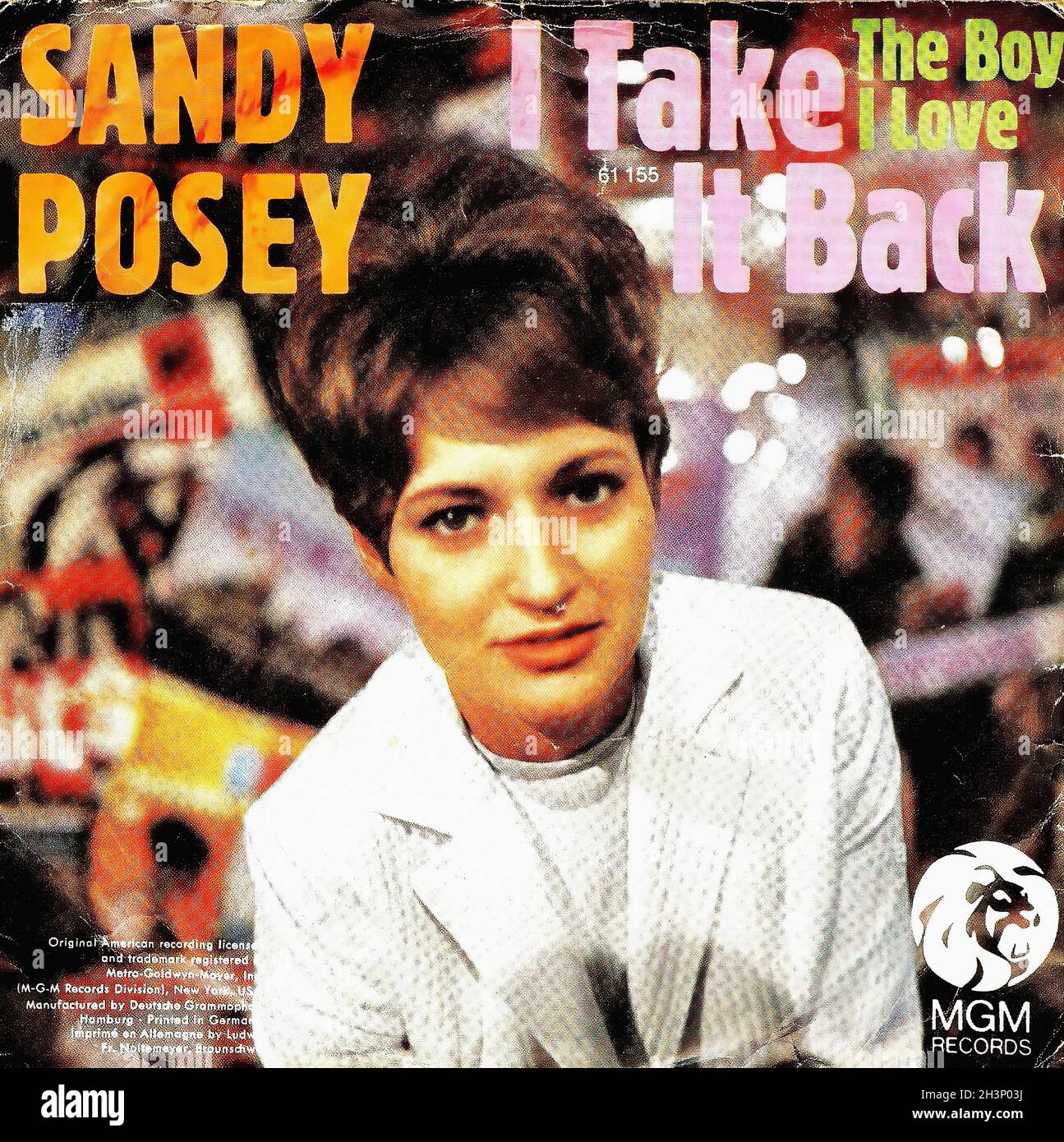 Vintage Vinyl Recording - Posey, Sandy - I Take It Back - D - 1967 ...