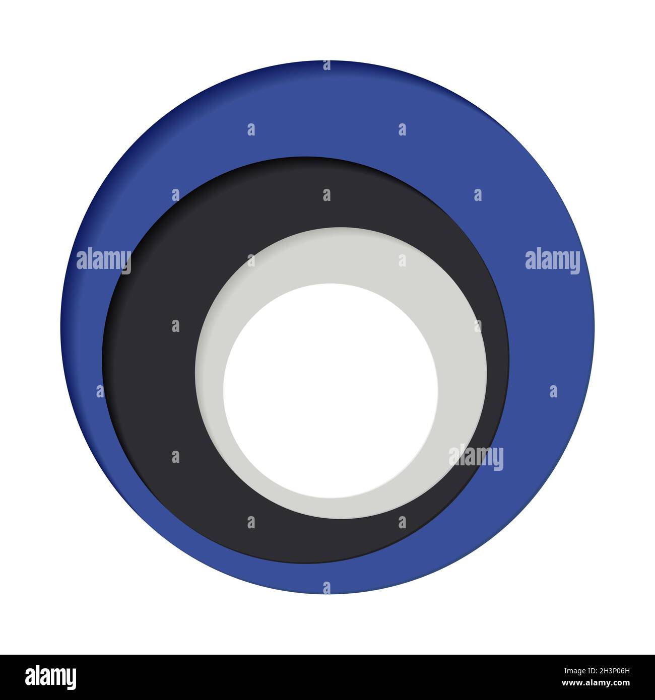 Round palette of four colors on a white background - Vector Stock Photo ...