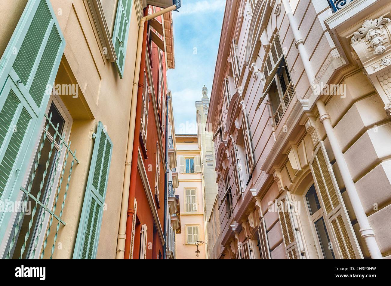 The picturesque architecture of the buildings in Monaco City, aka Le ...