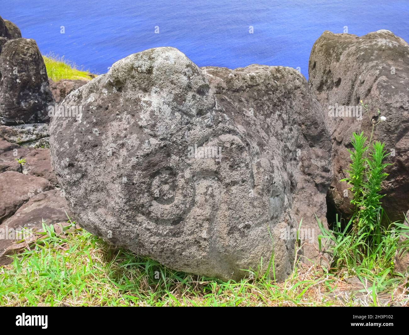 Rapa nui easter island writing hi-res stock photography and images - Alamy