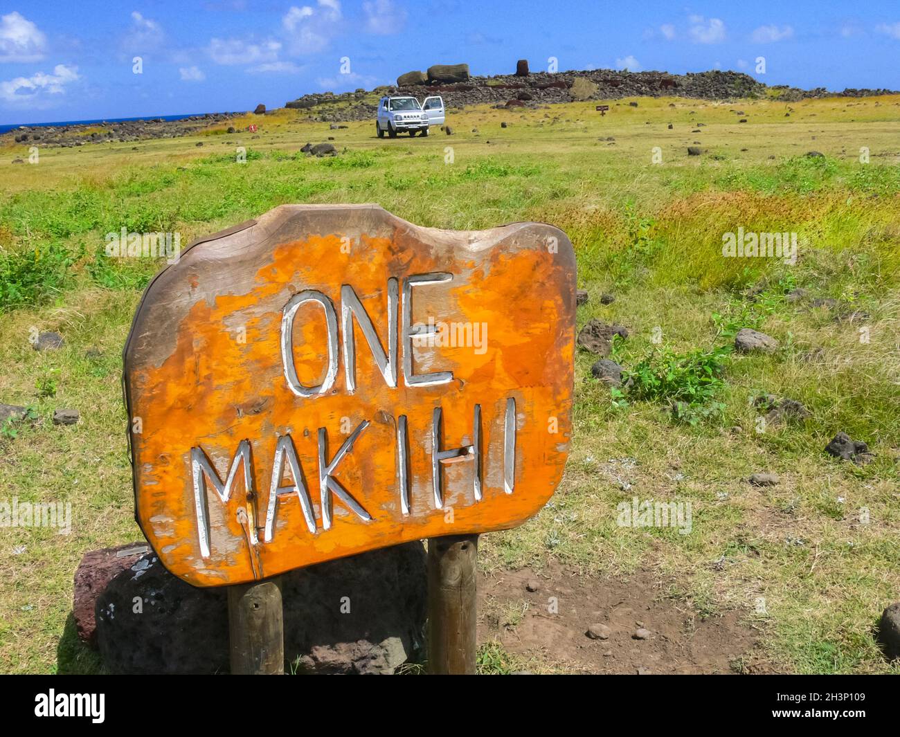 Road signs on background mountain hi-res stock photography and images ...