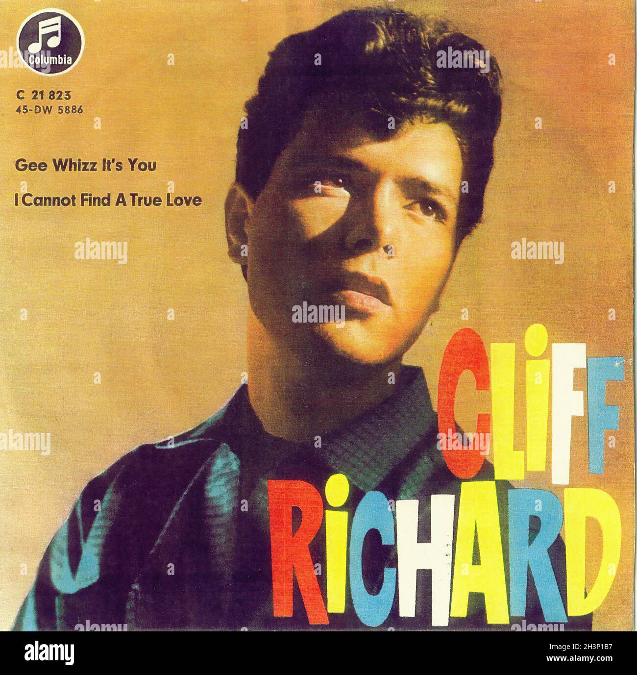 Vintage Vinyl Recording - Richard, Cliff - Gee Whizz It's You - D - 1961 Stock Photo - Alamy