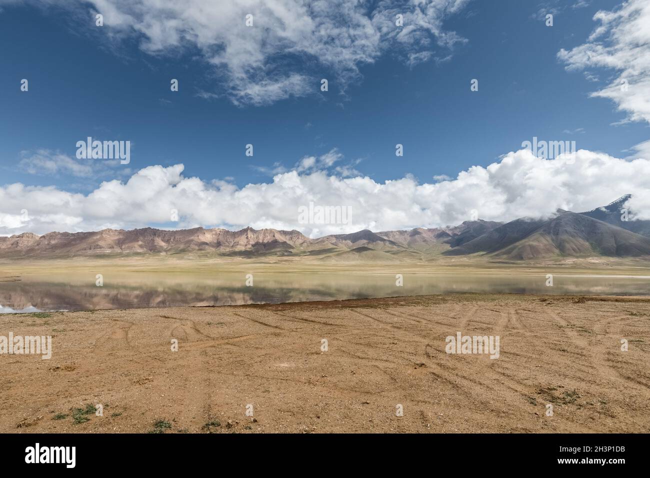 Beautiful lake and river beach on plateau Stock Photo - Alamy