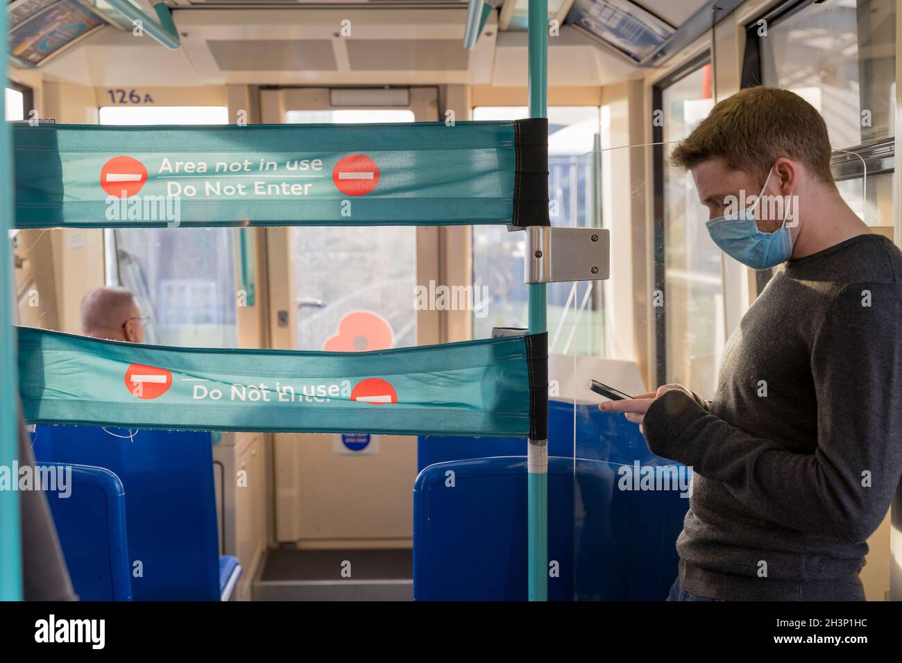 DLR Driver working in Isolation behind the banner "Please do not Enter ...