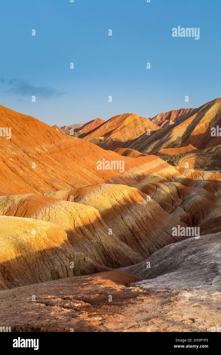 Hilly landscape at sunset hi-res stock photography and images - Alamy