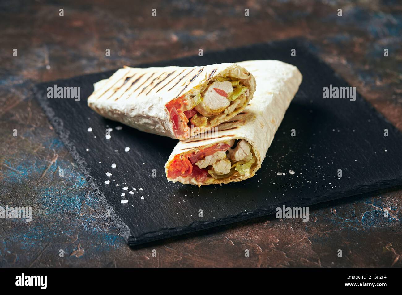 Traditional middle eastern food shawarma hi-res stock photography and ...