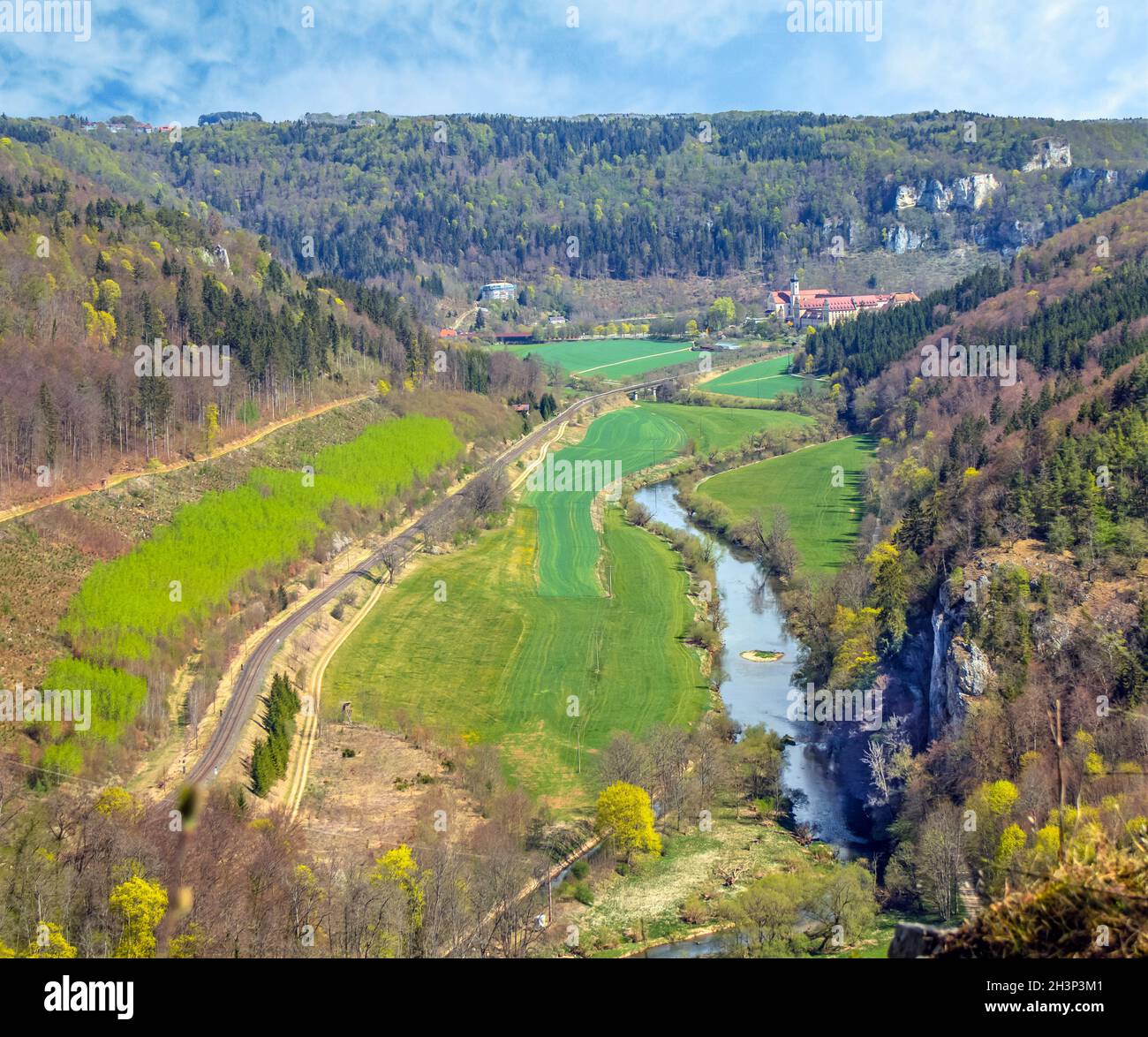 Benedictine archabbey beuron abbey monastery hi-res stock photography ...