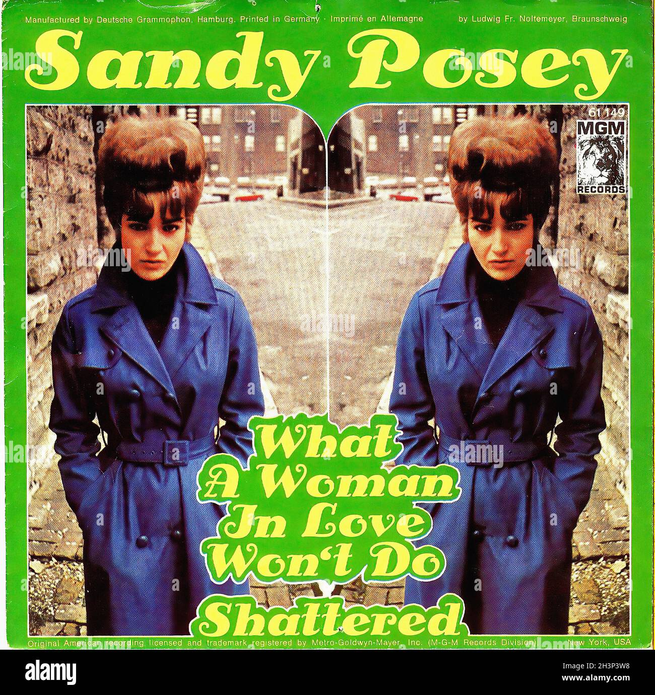 Vintage Vinyl Recording Posey Sandy What A Woman In Love Wont Do