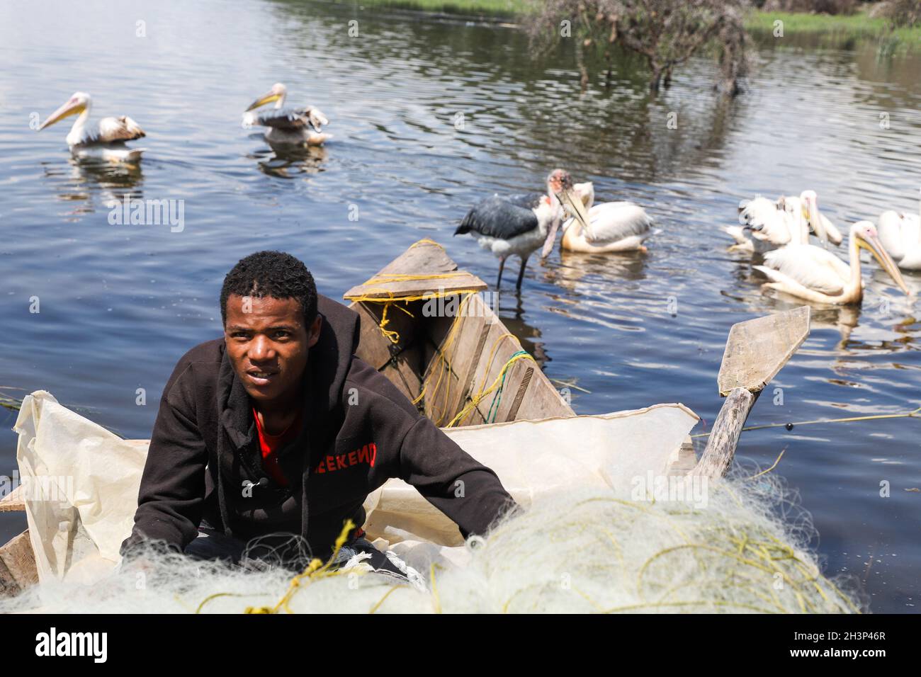 Hawassa, Ethiopia. 29th Oct, 2021. Michael Badessa, a 18-year-old ...