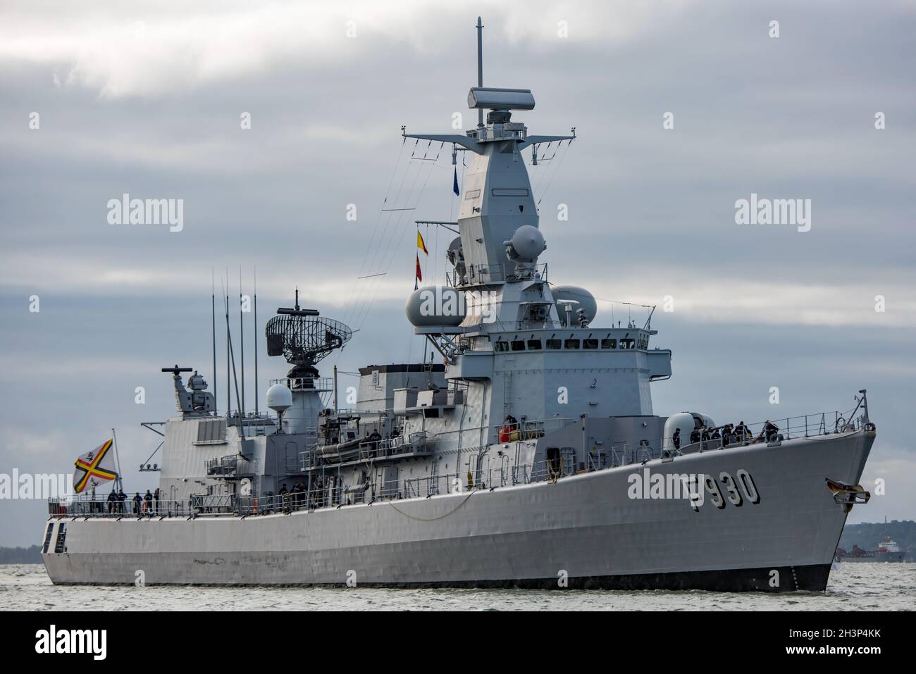 The Belgian Navy frigate BNS Leopold I arrived at Portsmouth, UK on 22 ...