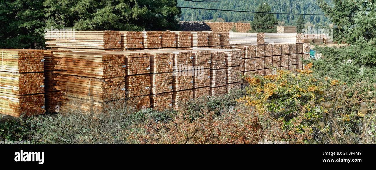 Northern california lumber mill hi-res stock photography and images - Alamy