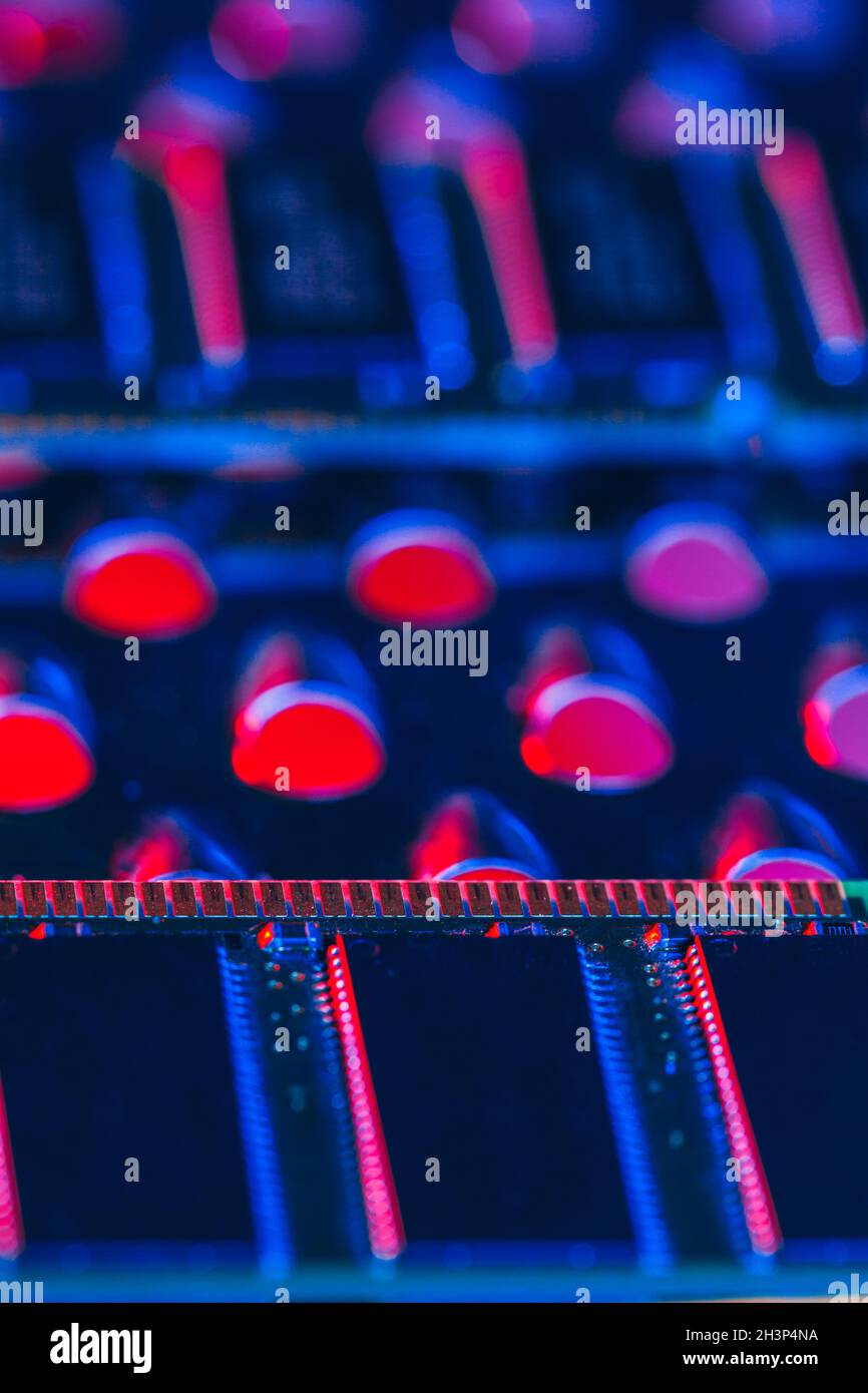 computer random access memory (RAM) close up Stock Photo - Alamy