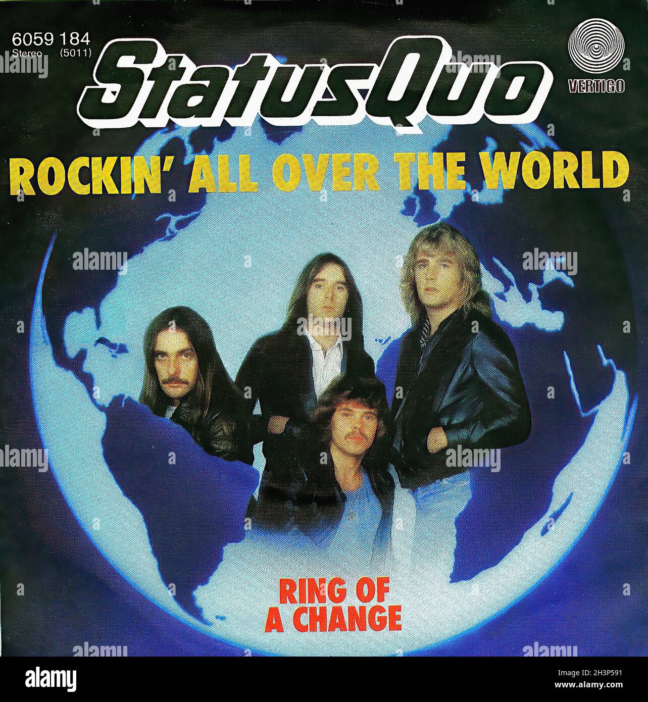 Vintage Vinyl Recording - Status Quo - Rockin' All Over The World - D ...