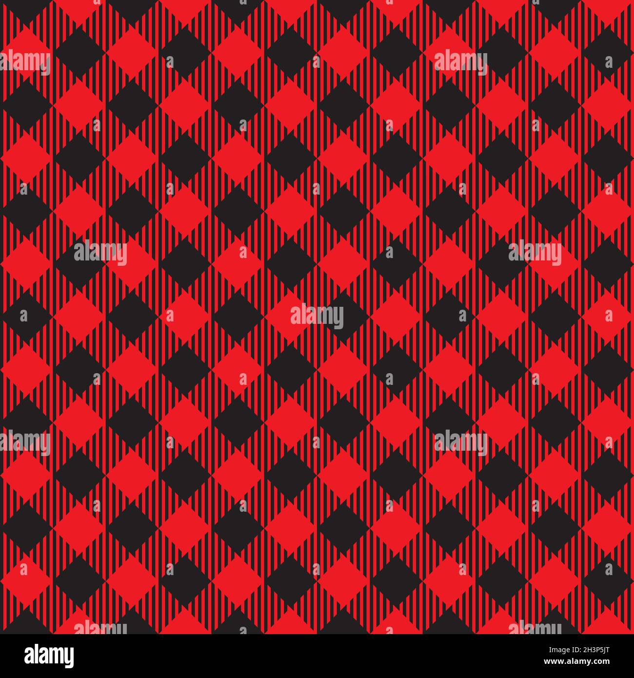 Seamless Christmas checkered wrapping paper pattern Stock Vector Image ...