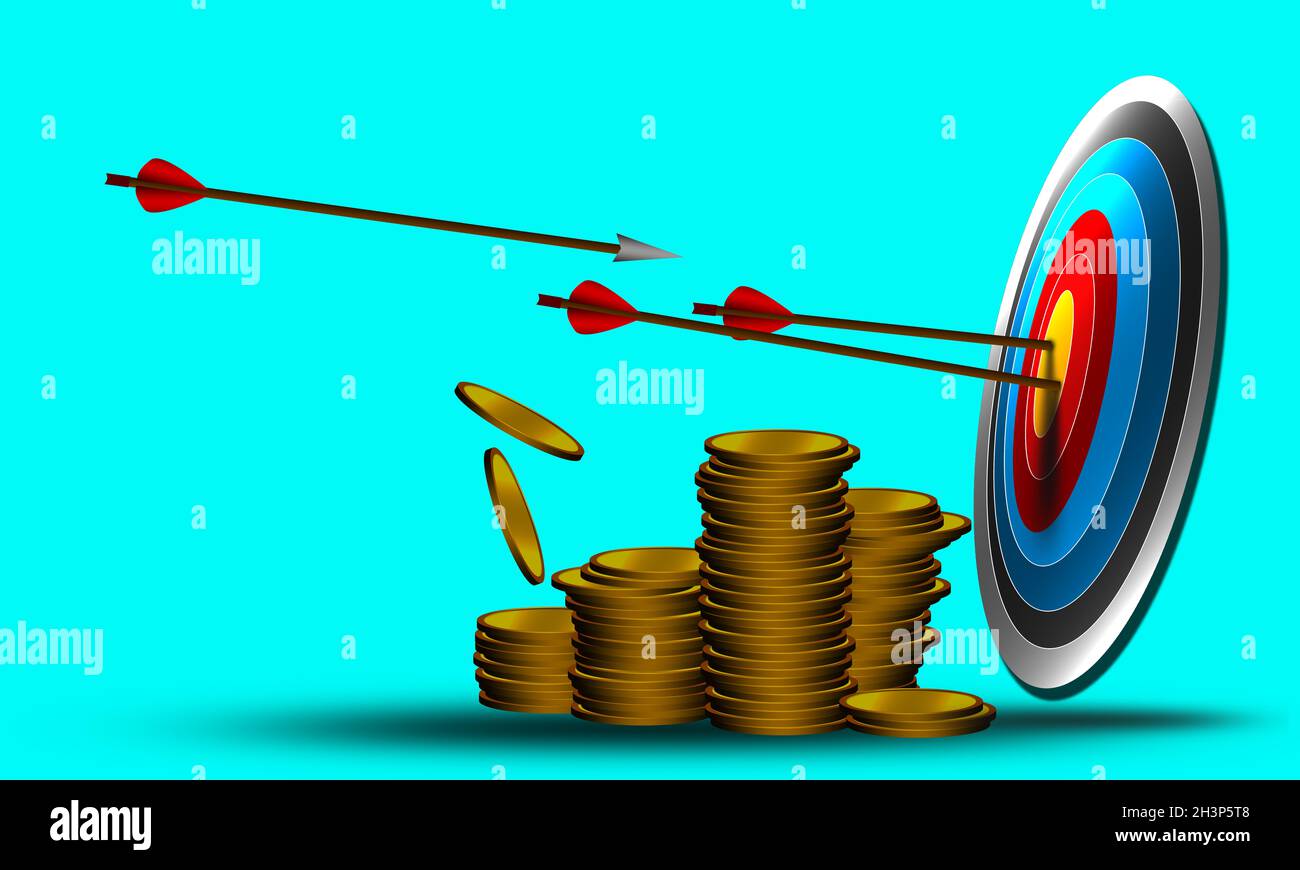 Arrows coin hi-res stock photography and images - Alamy