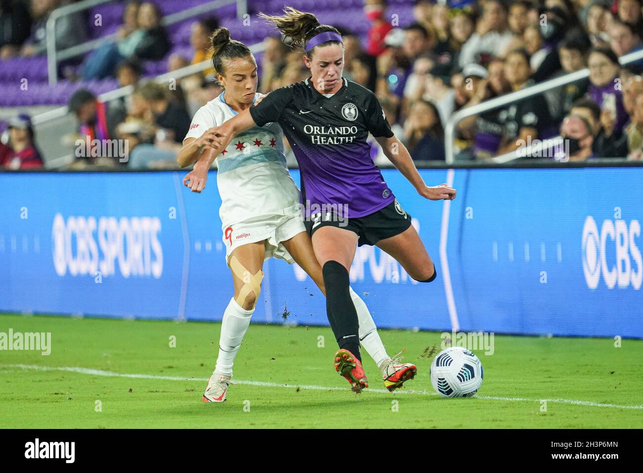 Orlando, Florida, USA, October 29, 2021, Orlando Pride forward Phoebe ...