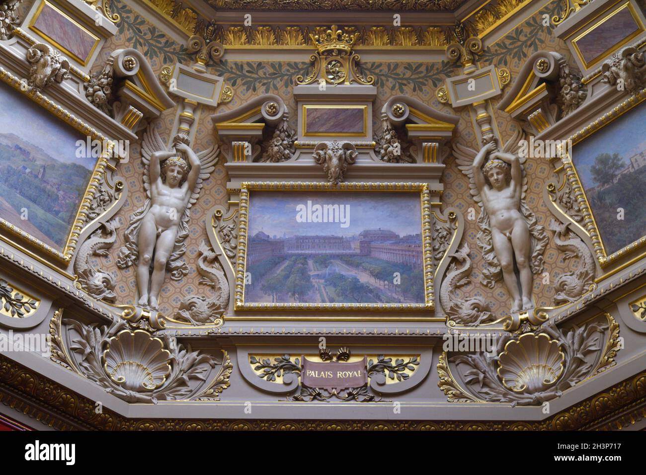 France, Ile-de-France, Chantilly, château, interior Stock Photo - Alamy