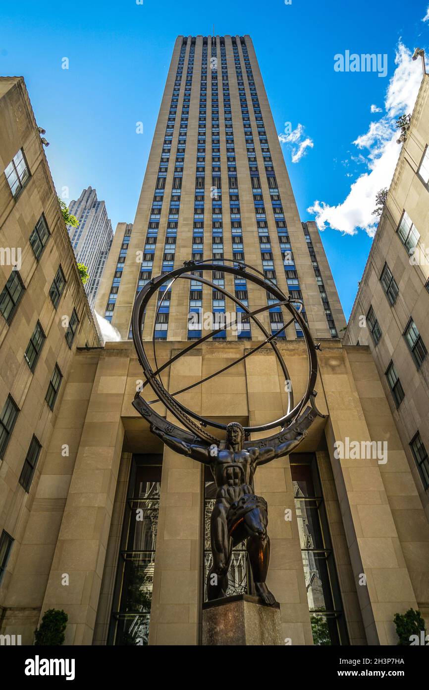 Rockefeller Center image (New York Stock Photo - Alamy