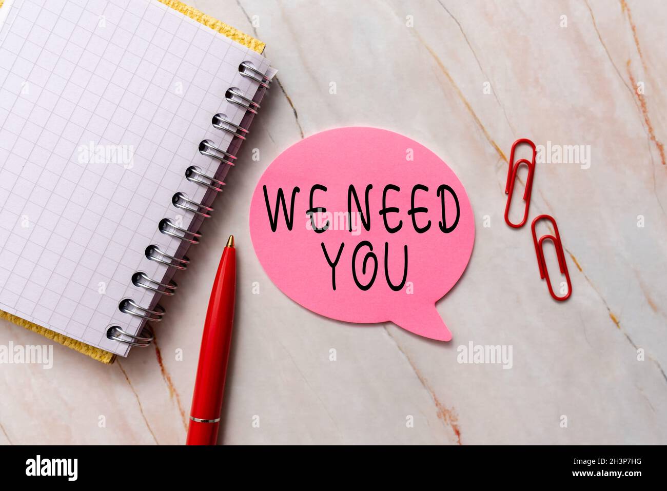 Inspiration showing sign We Need You. Business showcase asking someone ...