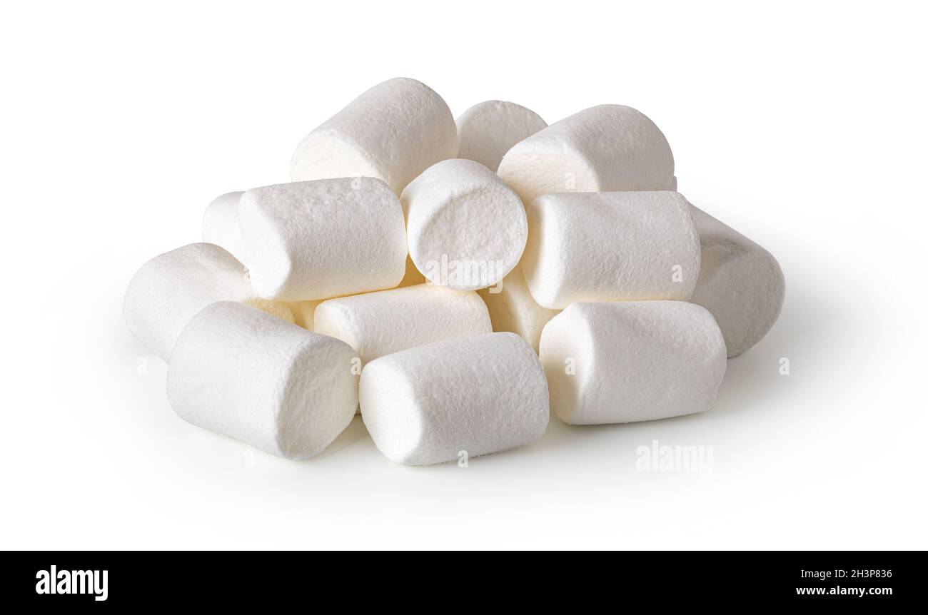 White sweet marshmallows candy hi-res stock photography and images - Alamy
