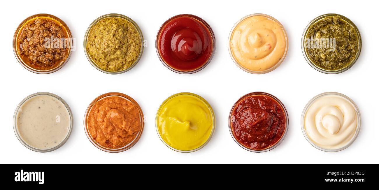 Tomato and mustard sauce Cut Out Stock Images & Pictures - Alamy