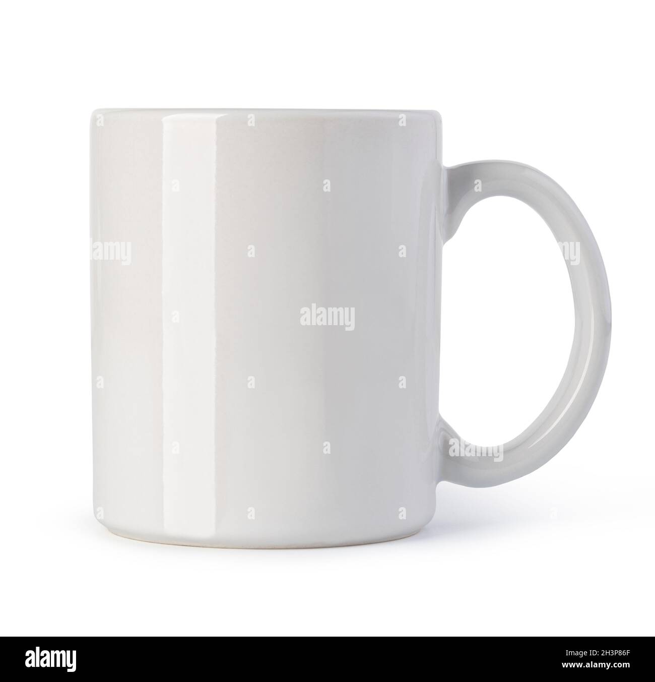 White ceramic mug Stock Photo - Alamy