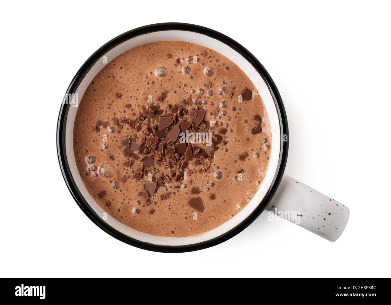 Hot chocolate glass cup hi-res stock photography and images - Alamy