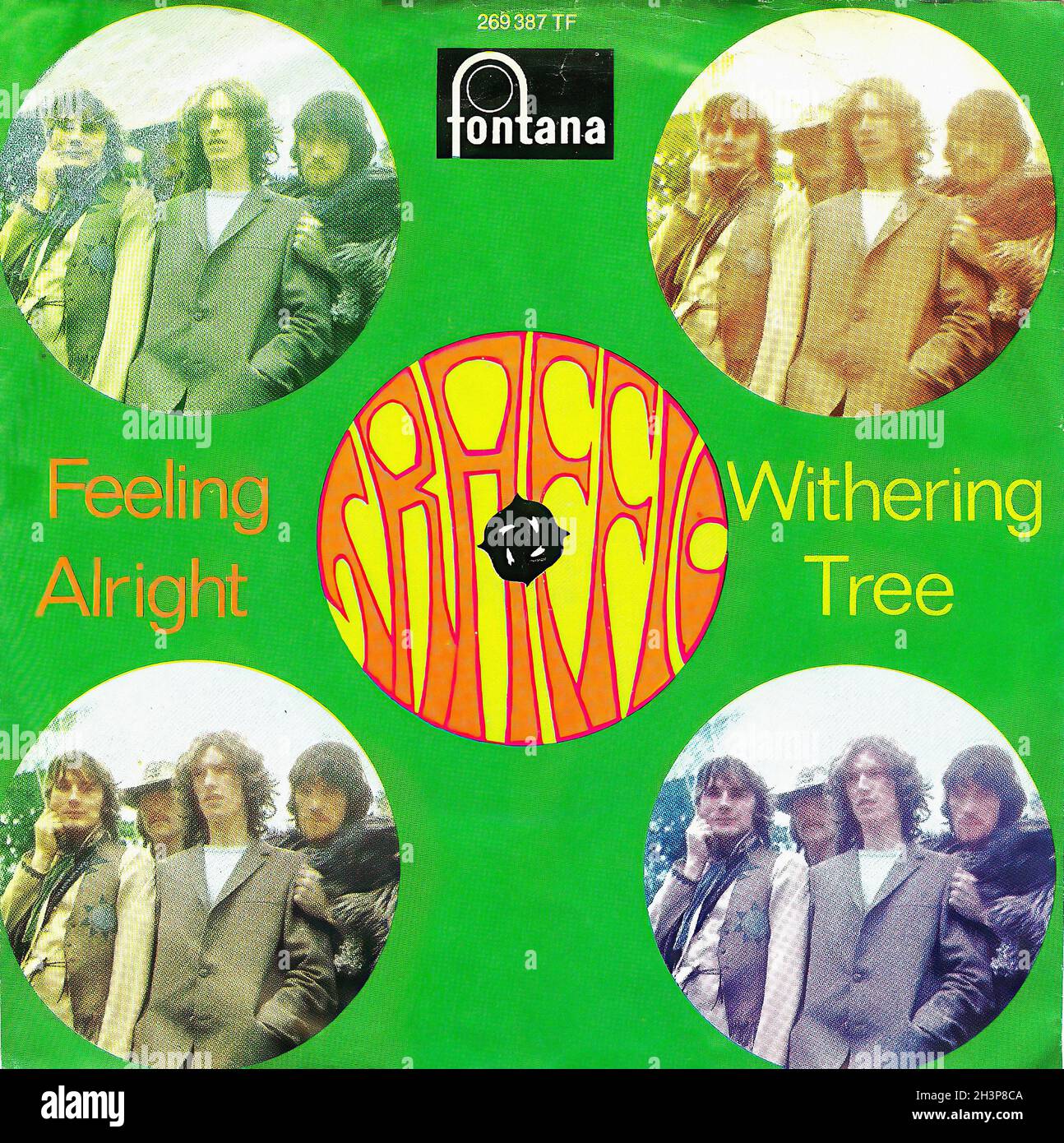 Vintage Vinyl Recording - Traffic - Feeling Alright - D - 1968 Stock ...