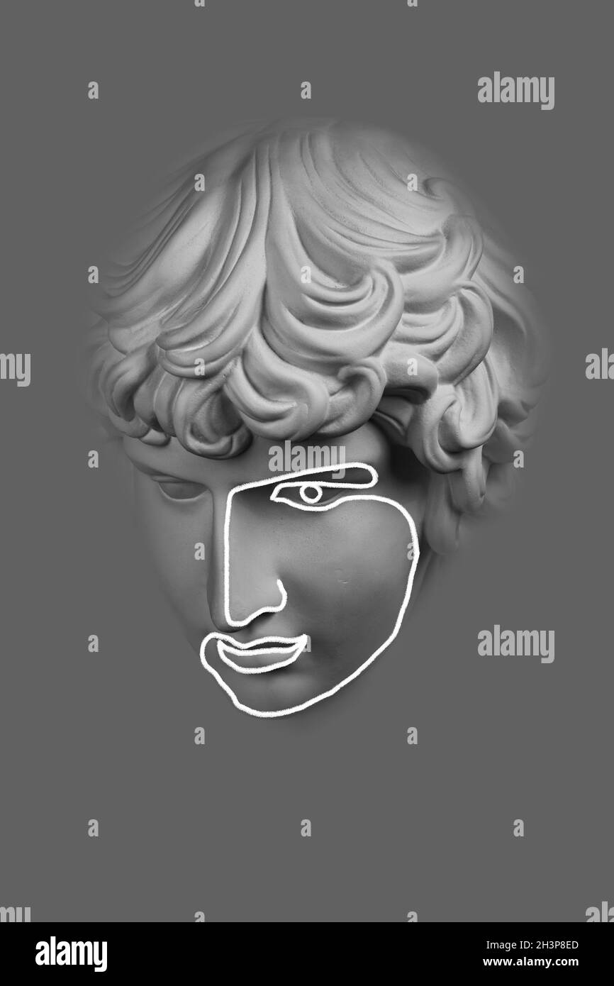 Contemporary pop art collage Black and White Stock Photos & Images - Alamy