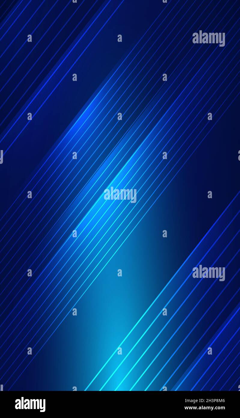 Abstract blue background with white lines - Vector Stock Photo - Alamy