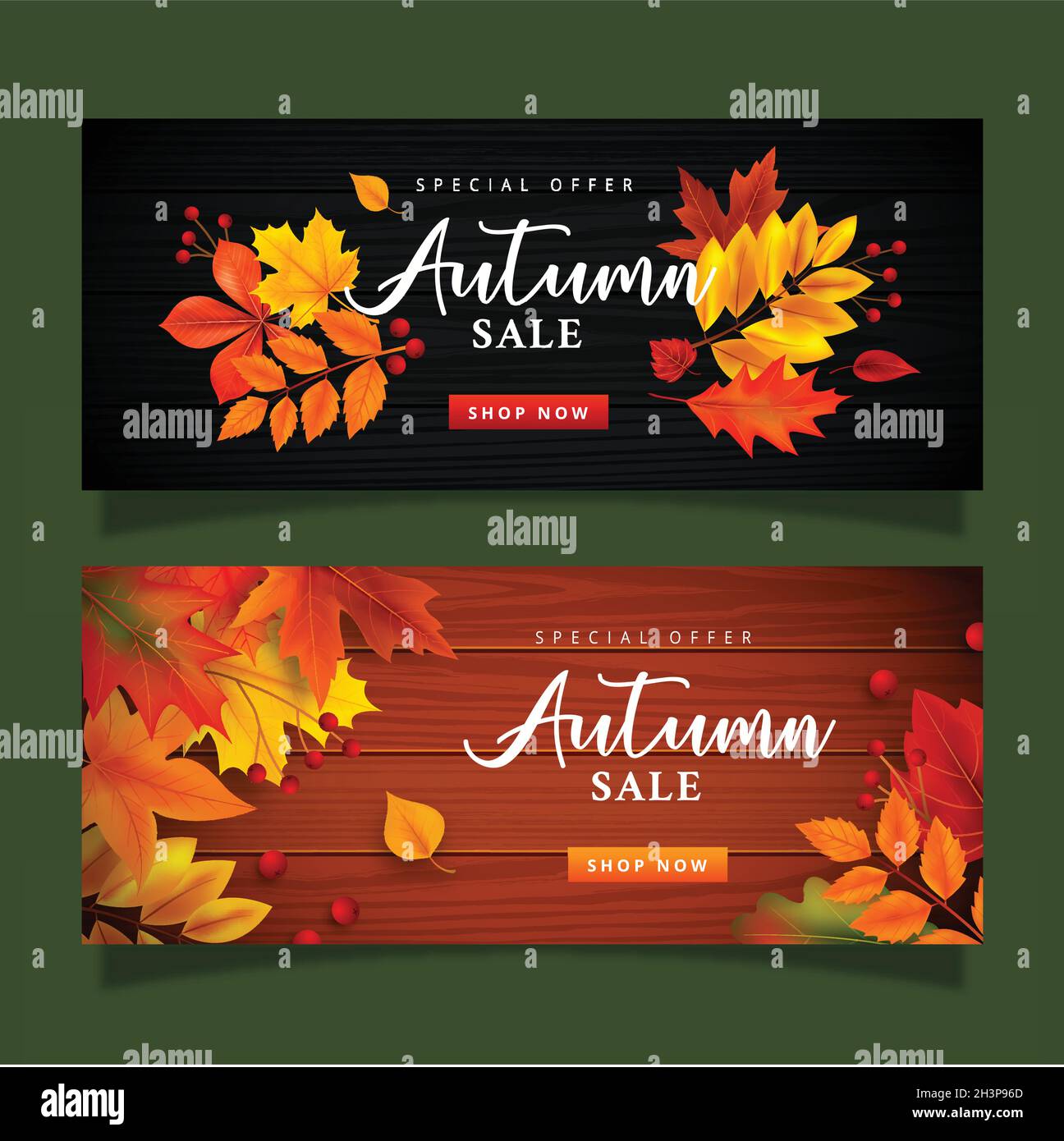Sale banner collection hi-res stock photography and images - Alamy