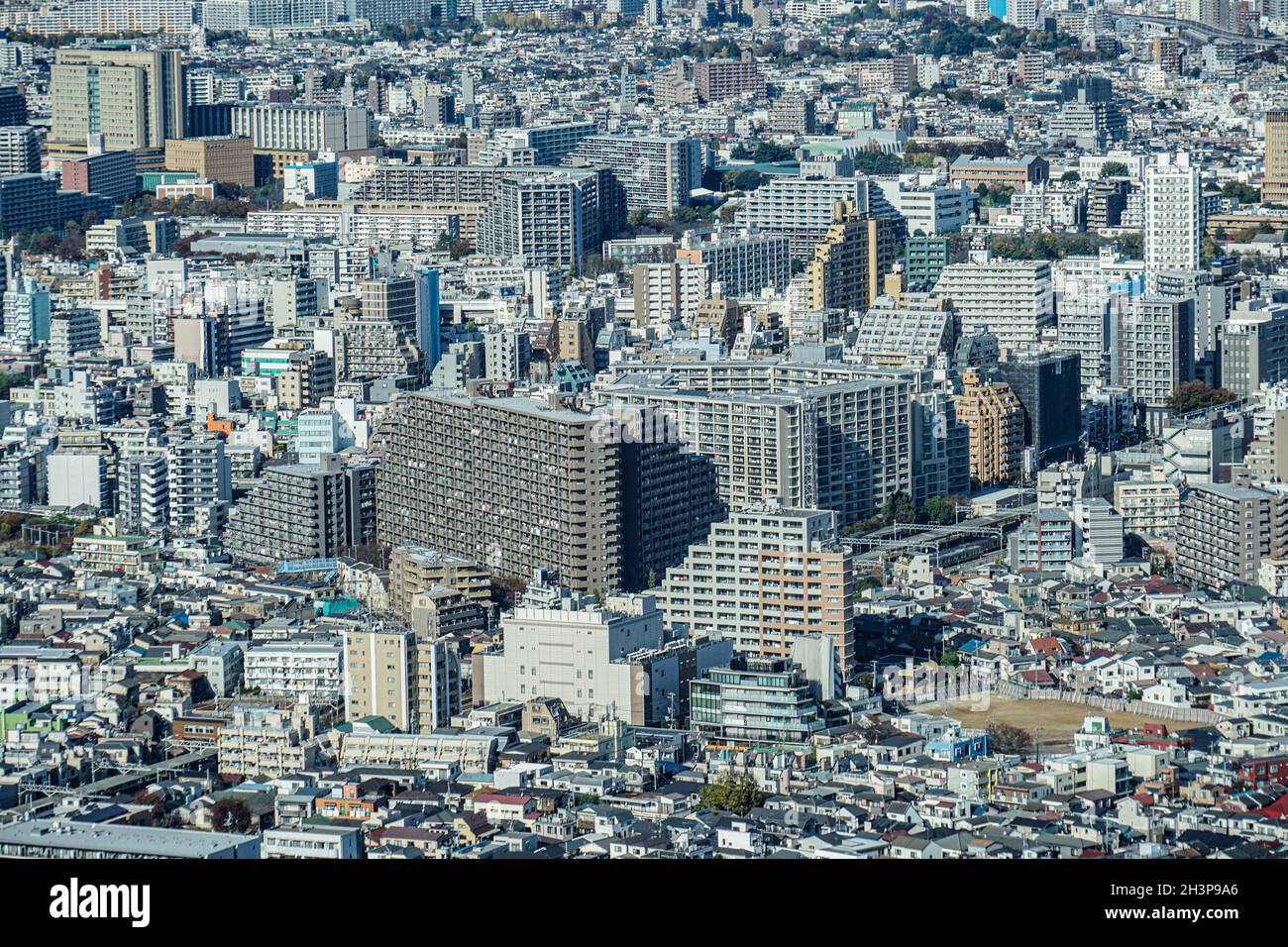 Tokyo skyline seen from the 60 observatory Sunshine Stock Photo - Alamy