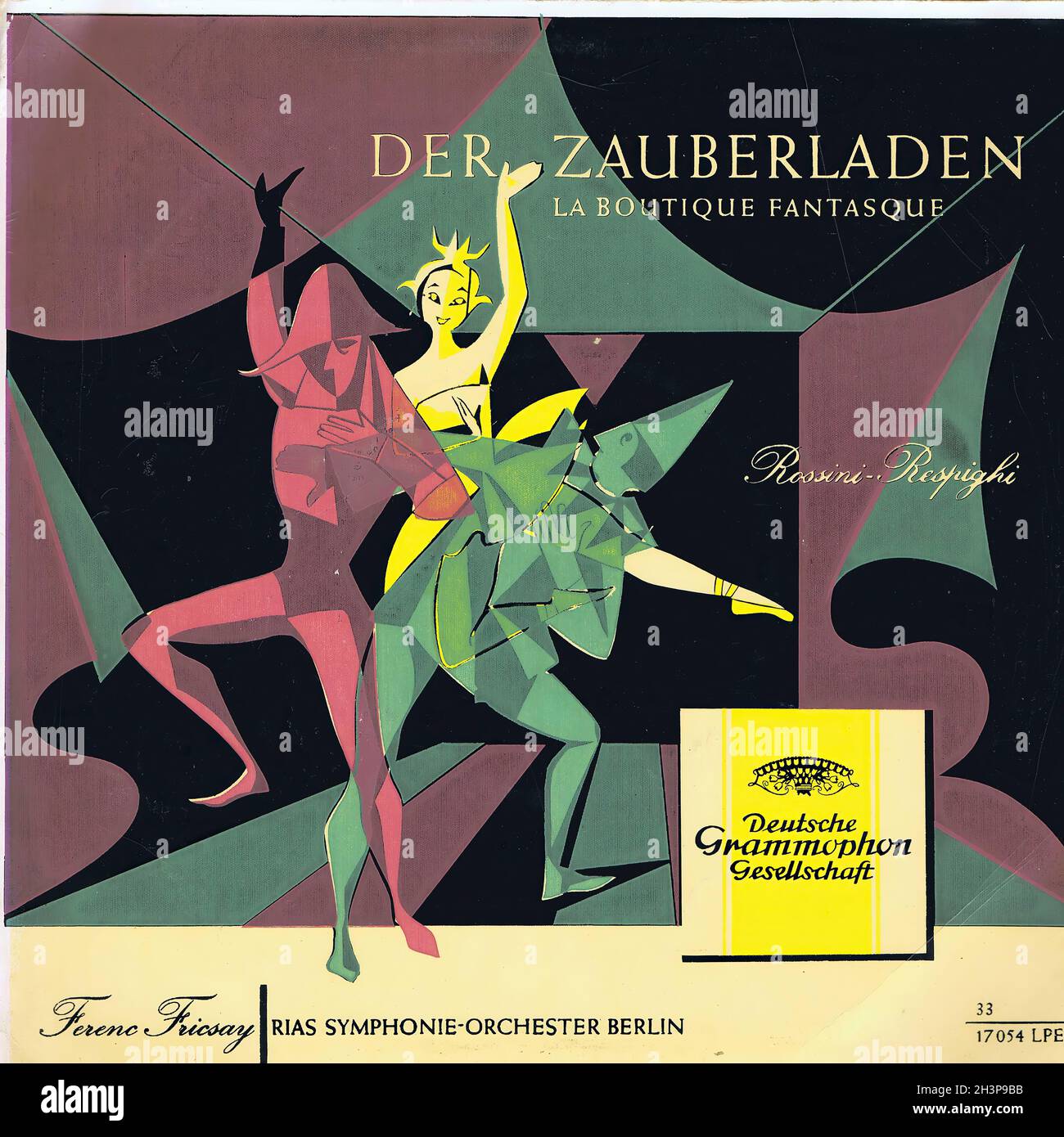 Rossini-Respighi La boutique fantastique - Fricsay - DGG Tulips - Classical Music Vintage Vinyl ...