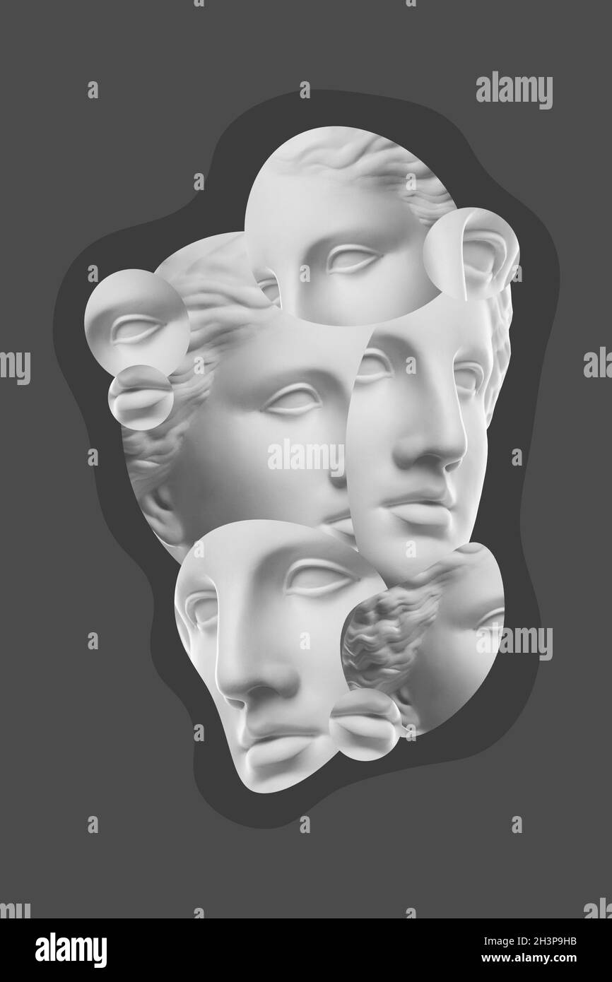 Contemporary pop art collage Black and White Stock Photos & Images - Alamy