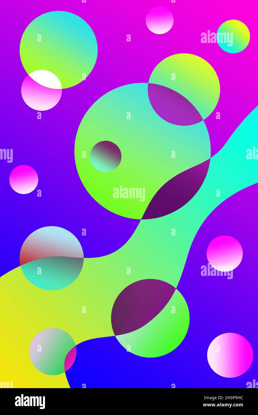 Contemporary art abstract background with geometric elements and ...