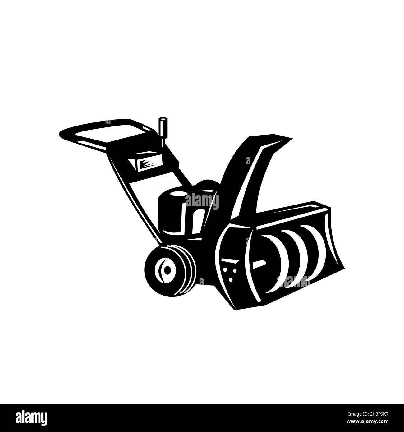 Snowblower Black and White Stock Photos & Images - Alamy