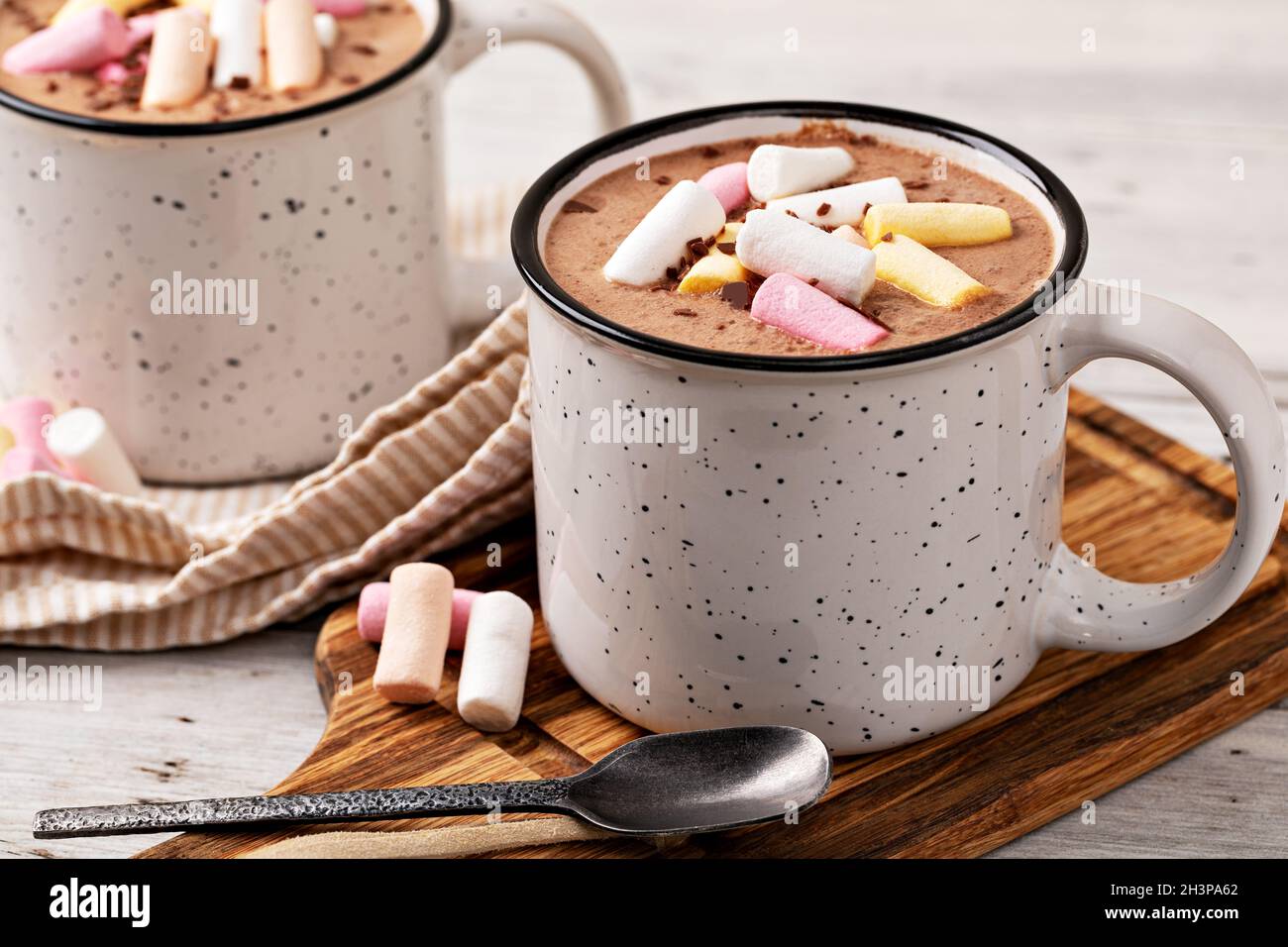 Tasty hot chocolate marshmallow hi-res stock photography and images - Alamy