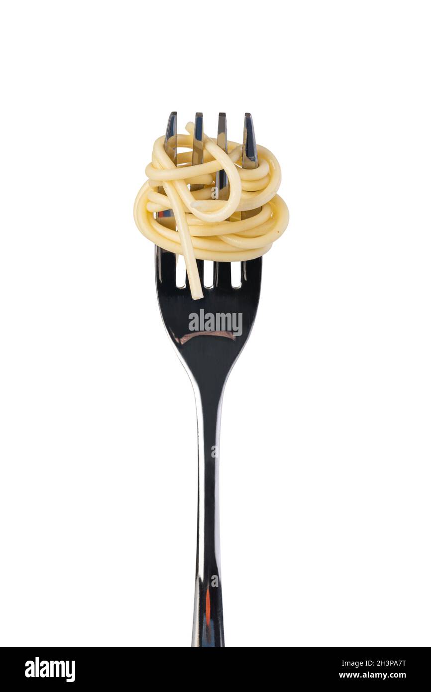 Fork with spaghetti hi-res stock photography and images - Alamy