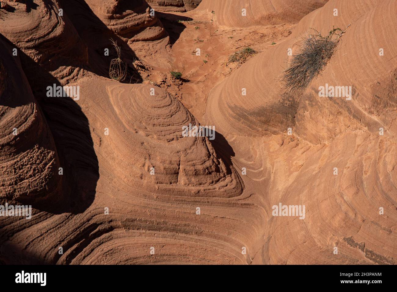 The Jingbian Wave Valley is a red sandstone landform in northern ...
